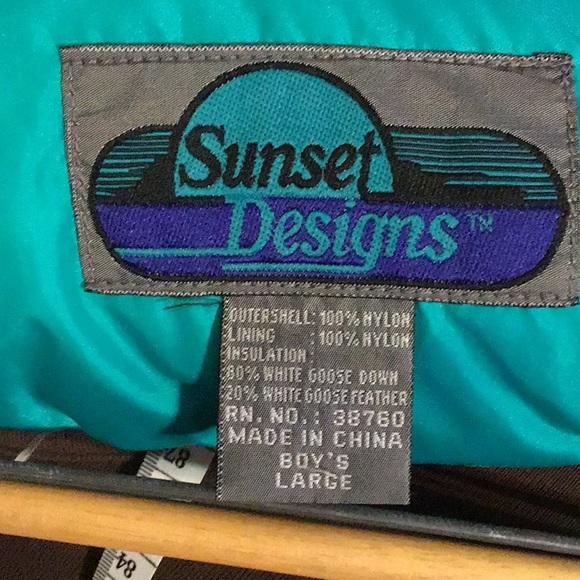 Sunset Designs | Jackets & Coats | Sunset Designs Boys Coat Large Green ...